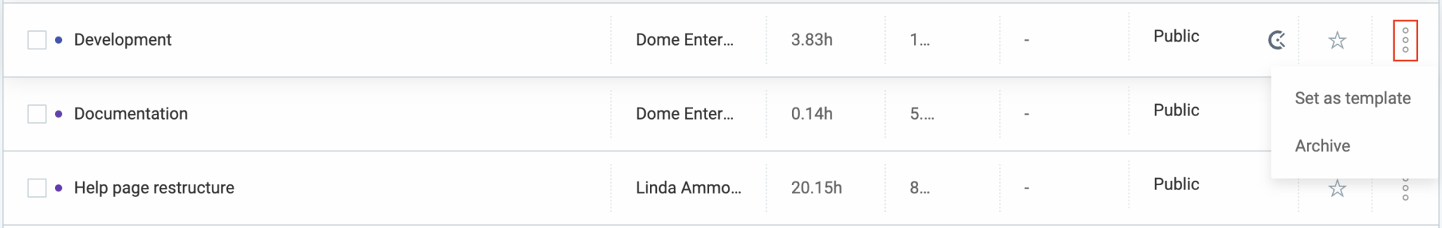 Create projects & clients - Clockify Help