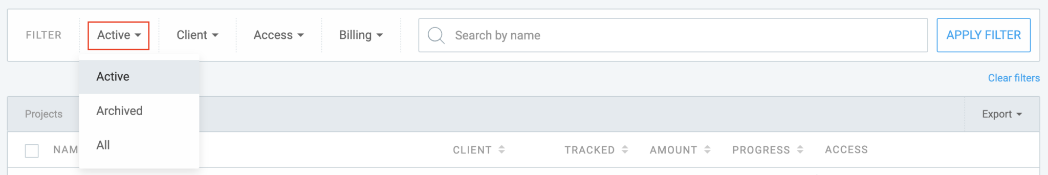 Create projects & clients - Clockify Help