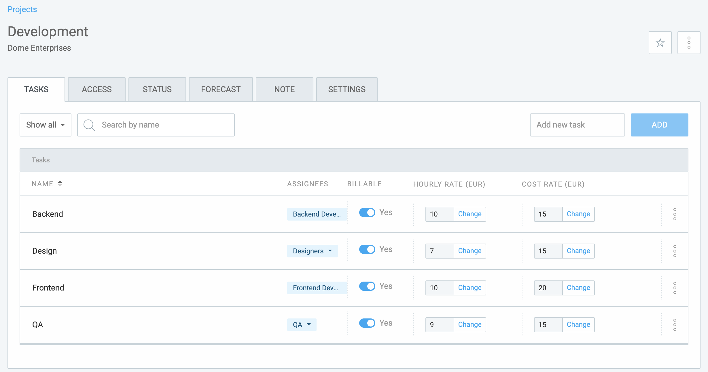 Use tasks - Clockify Help