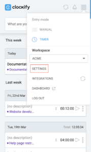 Browser extension - Clockify Help