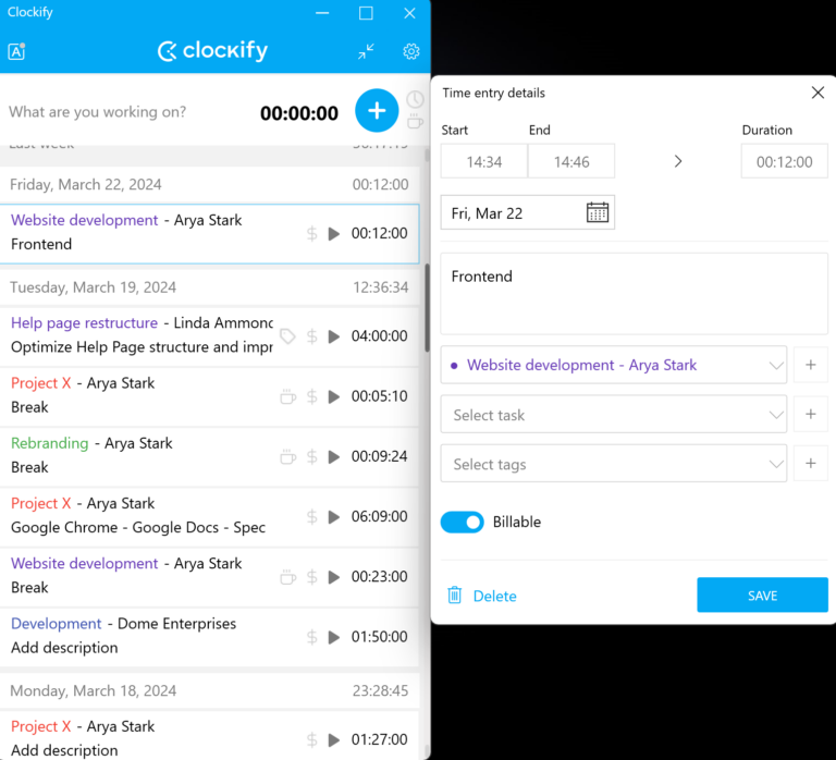 Windows app - Clockify Help