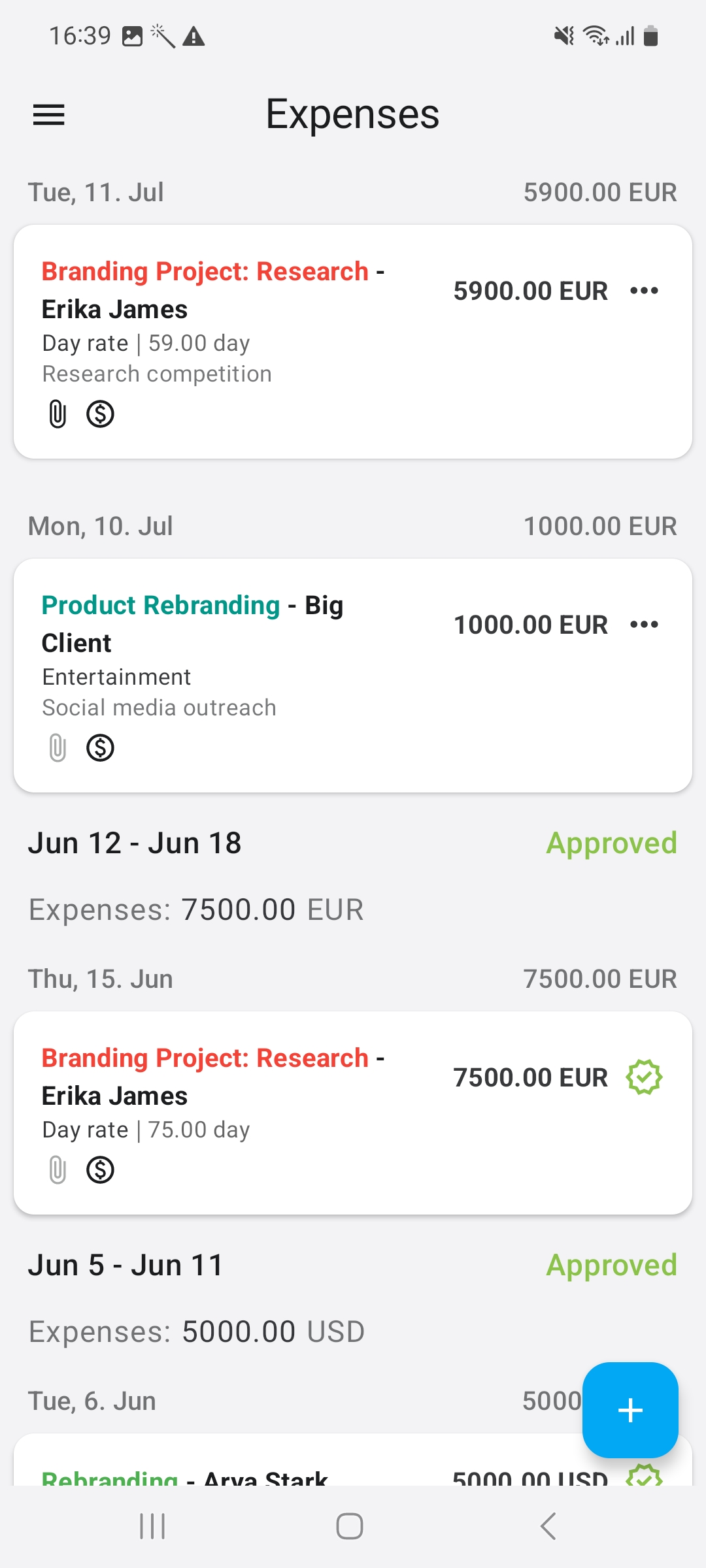 Android App Clockify Help