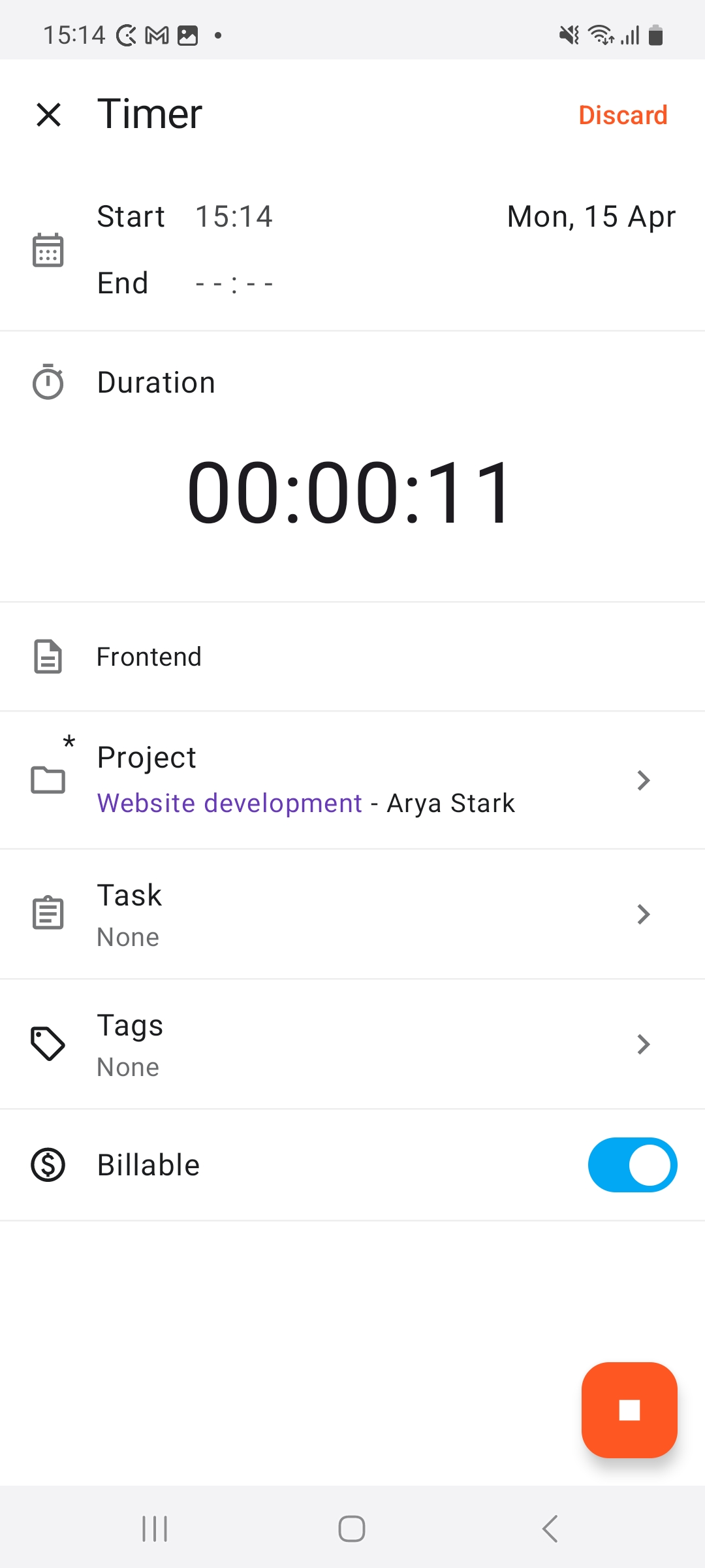 Android app - Clockify Help