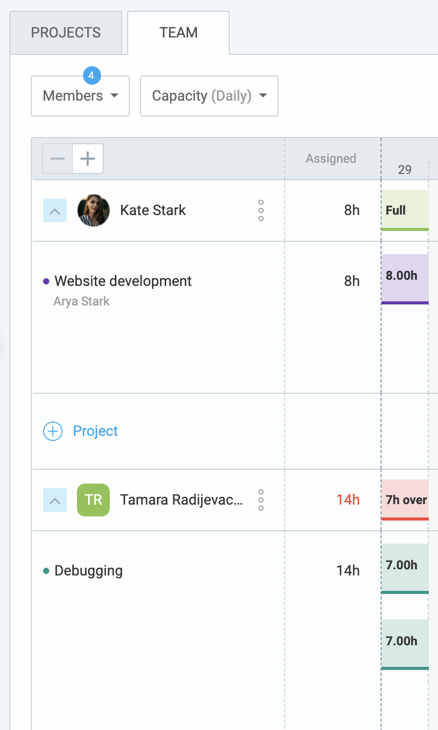 Schedule team assignments - Clockify Help
