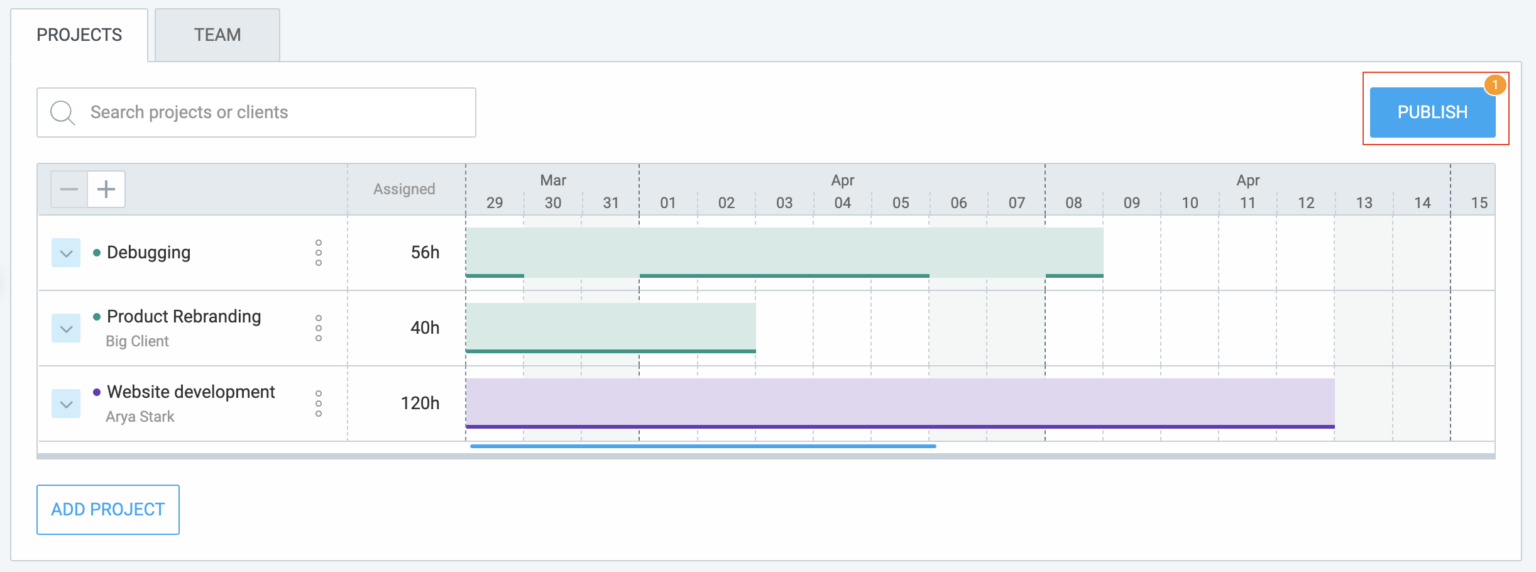 Manage scheduled team assignments - Clockify Help