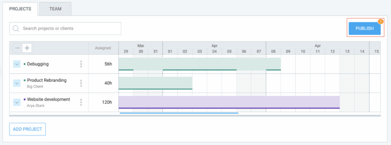 Manage scheduled team assignments - Clockify Help