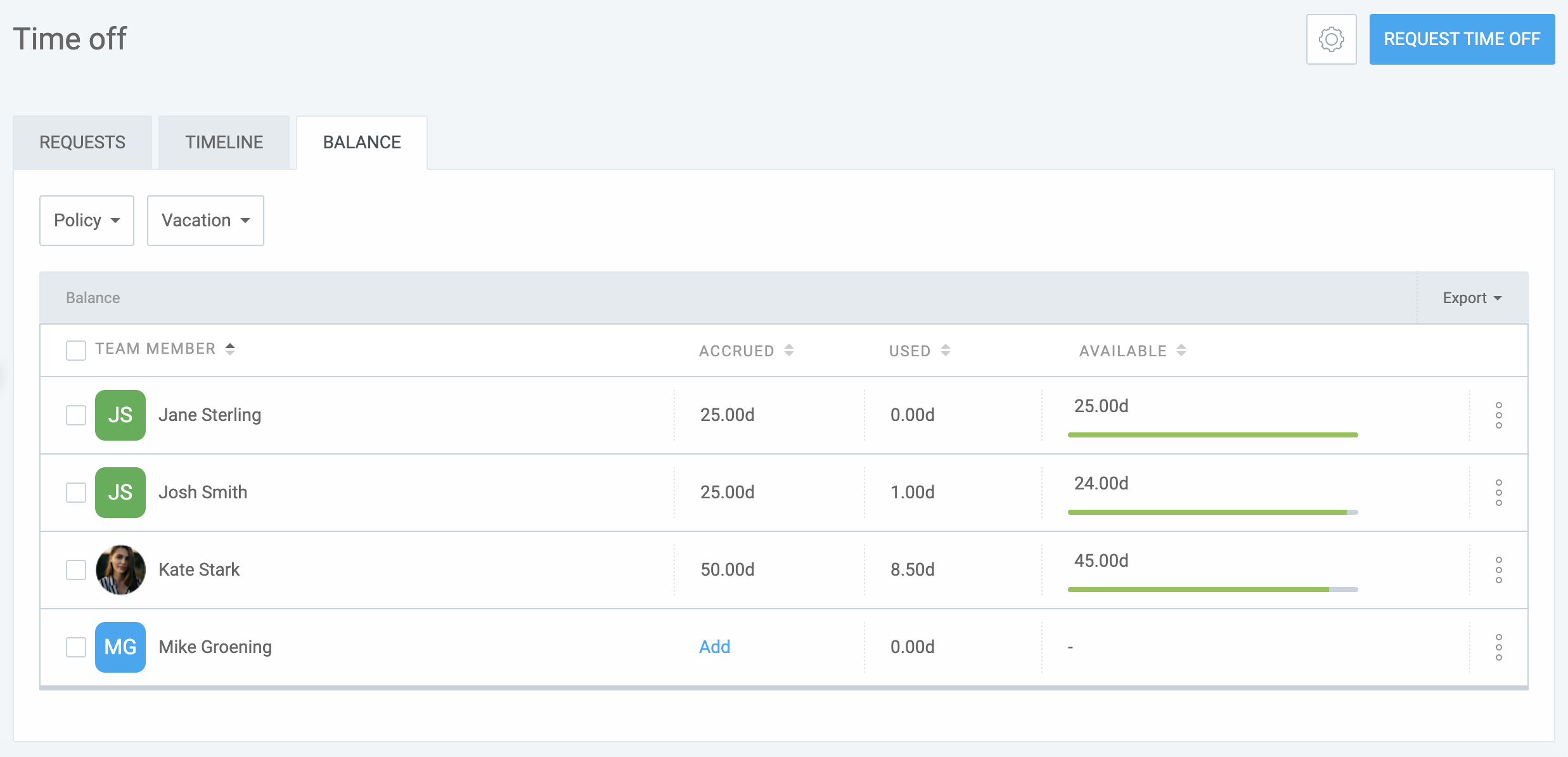 Accrue time off - Clockify Help