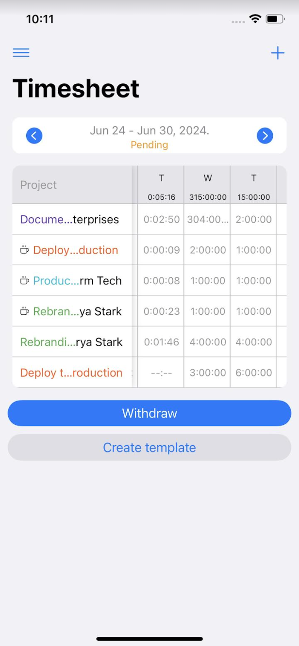 iOS app - Clockify Help