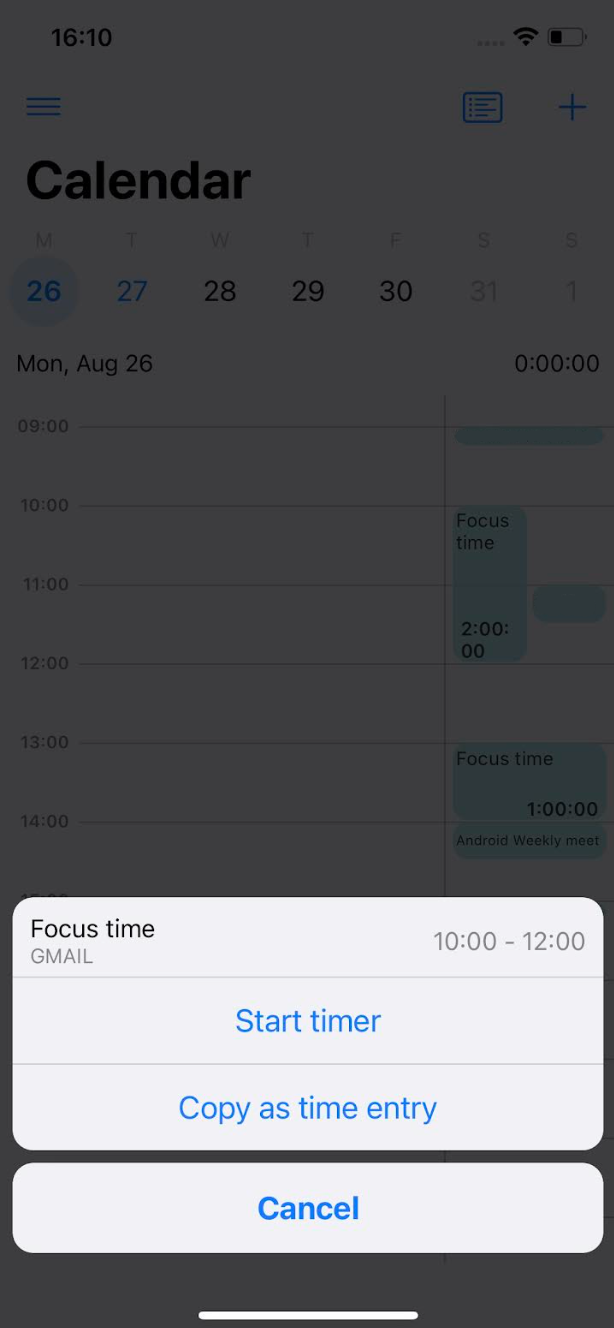iOS app - Clockify Help