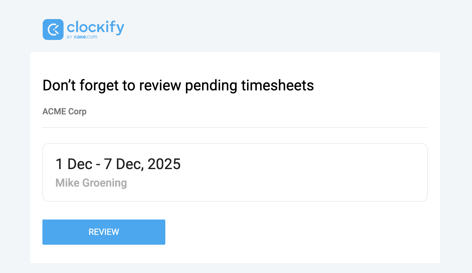 Notifications in Clockify - Clockify Help