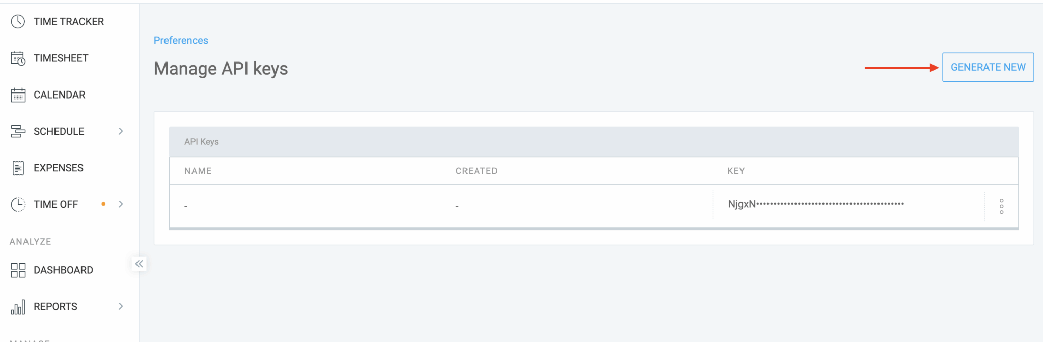 Can one user have multiple API keys? - Clockify Help