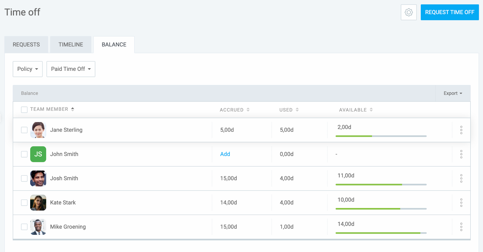 Manage time off for your team - Clockify Help
