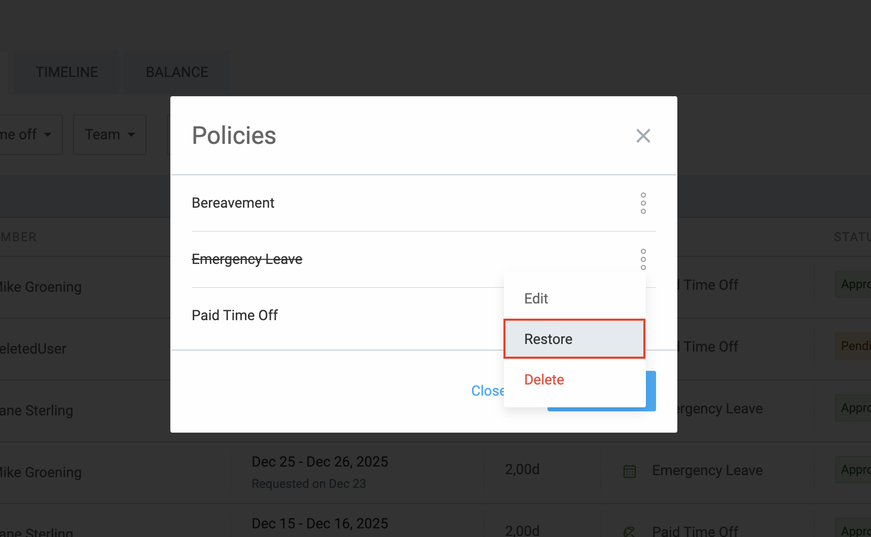 Create & manage holidays & time off policies - Clockify Help