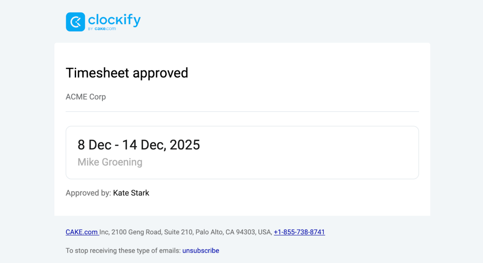 Approve team's time entries - Clockify Help