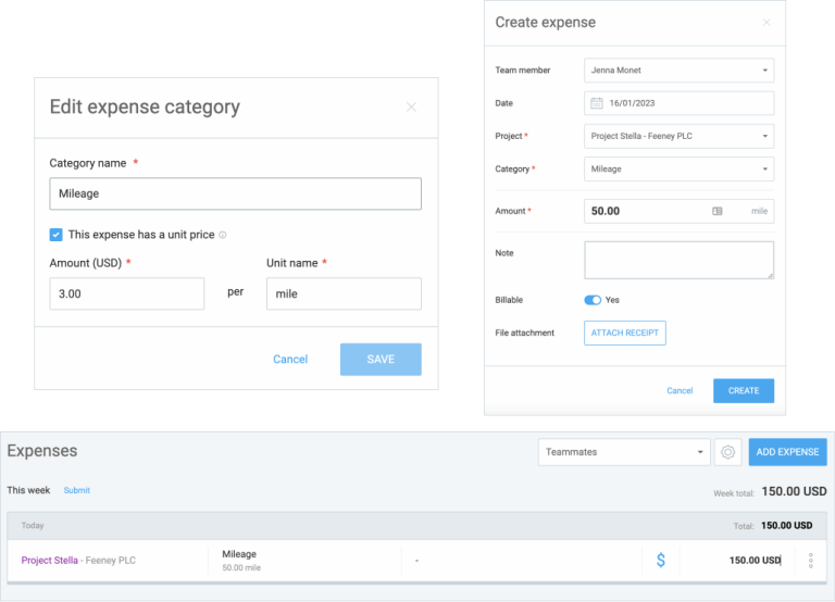Project management in Clockify