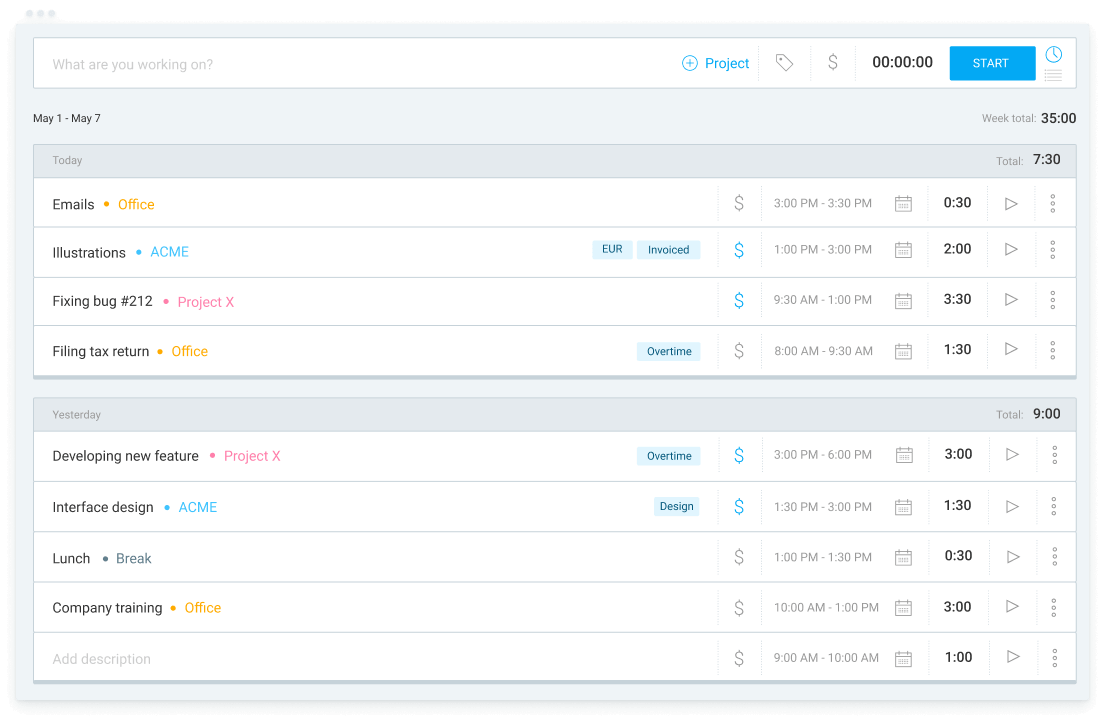 Effective resource planning in Clockify