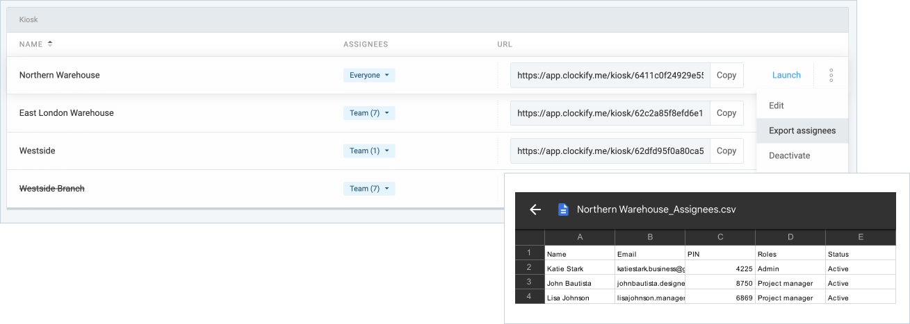 How to set up & use Clockify kiosk