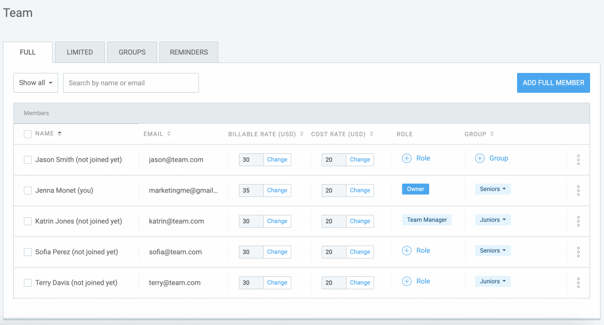 Setting up a new Clockify workspace