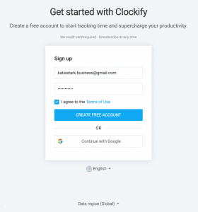 Setting up a new Clockify workspace