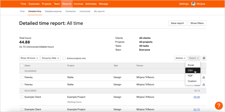 How to switch from Harvest to Clockify